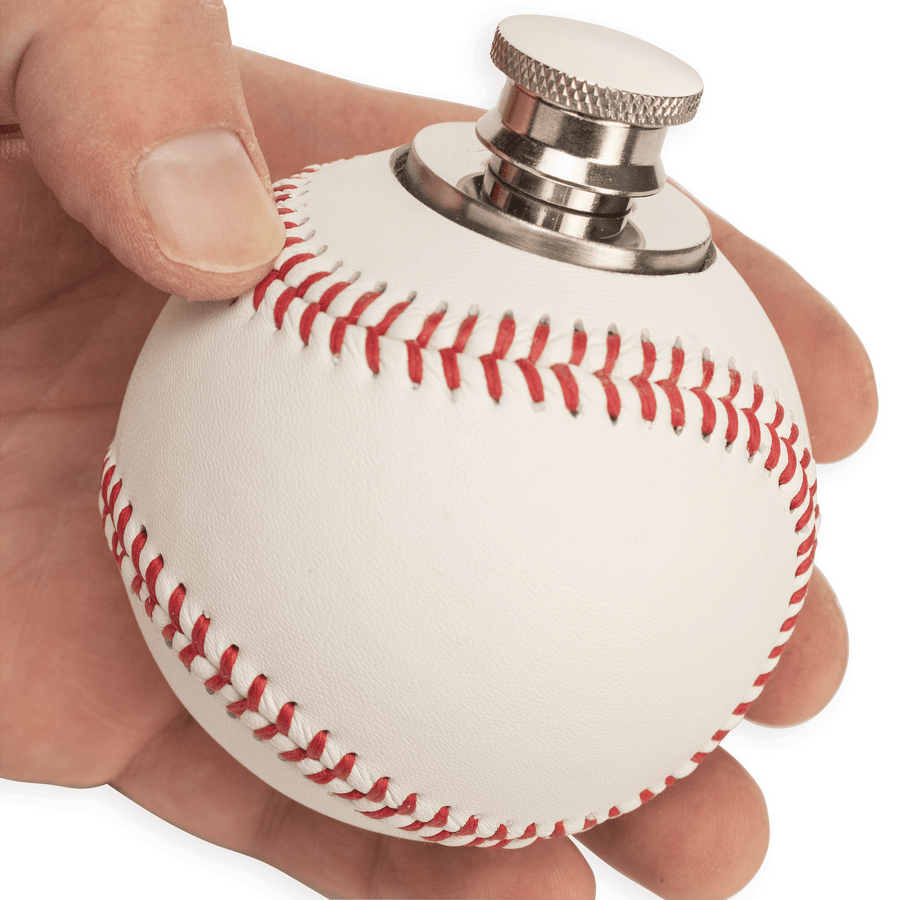 Baseball Flask, Made from a Real Baseball - Buffalo BottleCraft