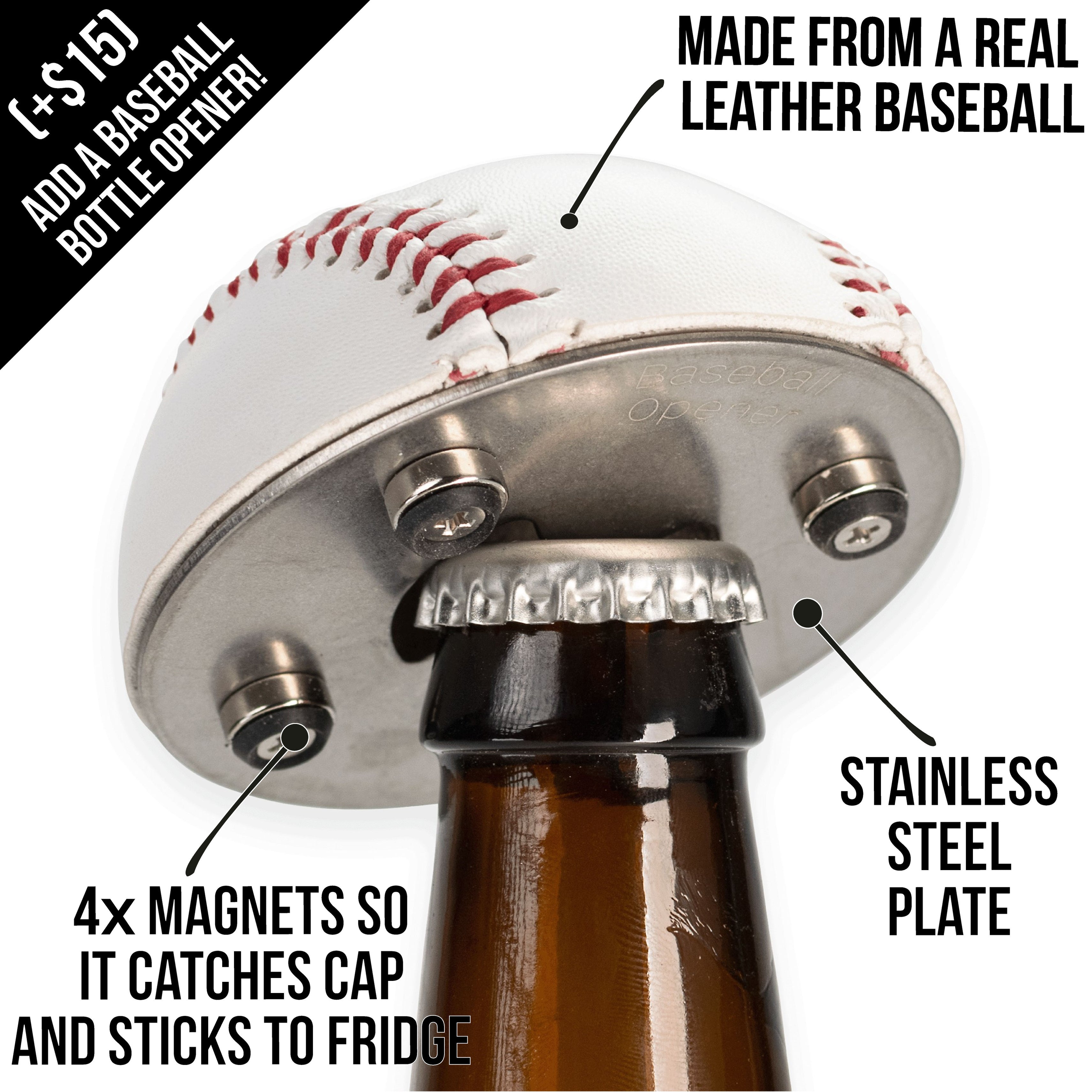 Baseball Flask, Made from a Real Baseball - Buffalo BottleCraft