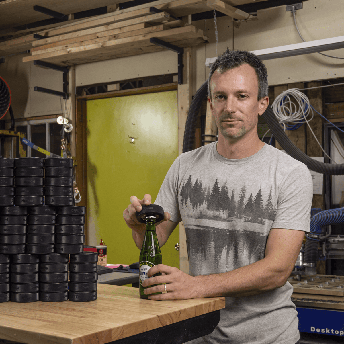 Washington Capitals | Bottle Opener made from a Real Hockey Puck ...
