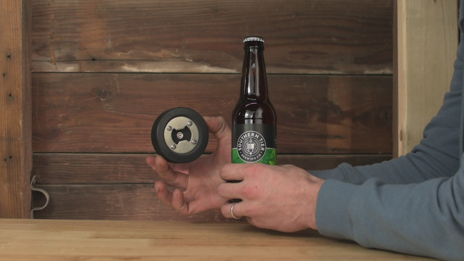 Washington Capitals | Bottle Opener made from a Real Hockey Puck ...