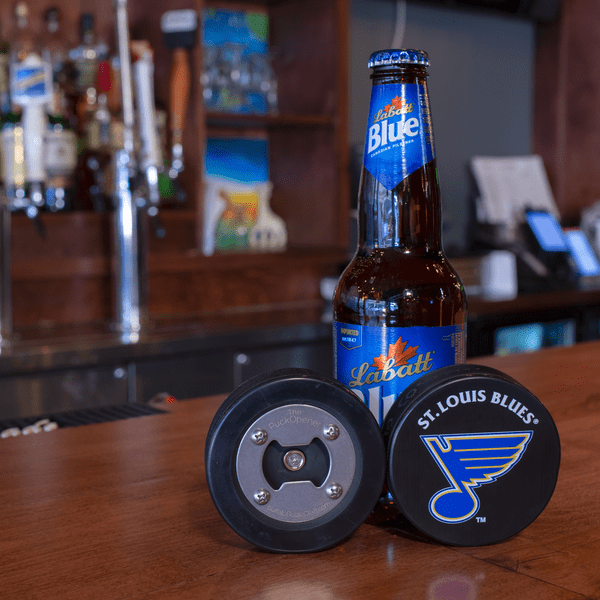 Columbus Blue Jackets | Bottle Opener made from a Real Hockey Puck ...
